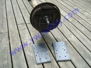 MK1 Caddy pickup Axle Lowering Drop Plates - Retrofication